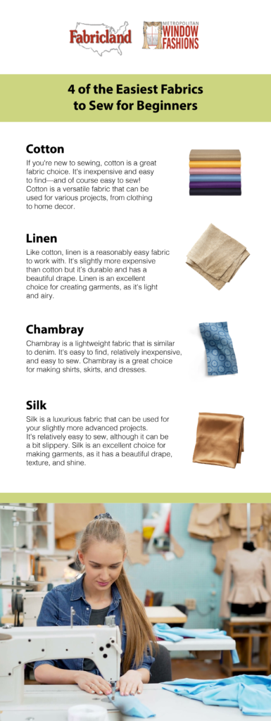 4 of the Easiest Fabrics to Sew for Beginners - Fabricland